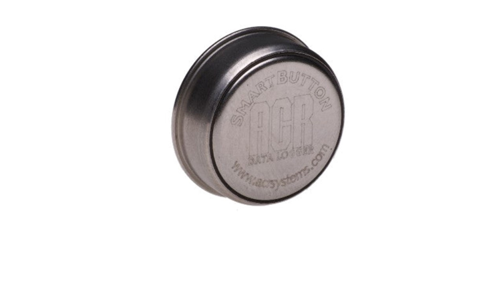 ACR SMARTBUTTON אוגר נתונים לטמפרטורה "כפתור" קטן במיוחד - United Instruments Ltd.